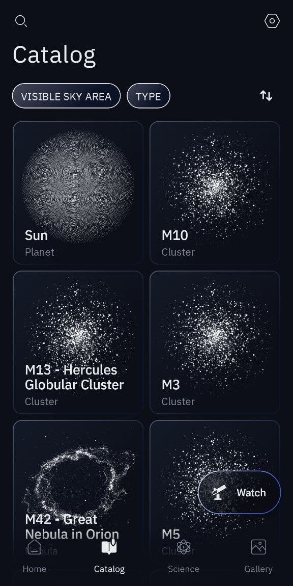 How to Use the Catalog? – UNISTELLAR Help Center