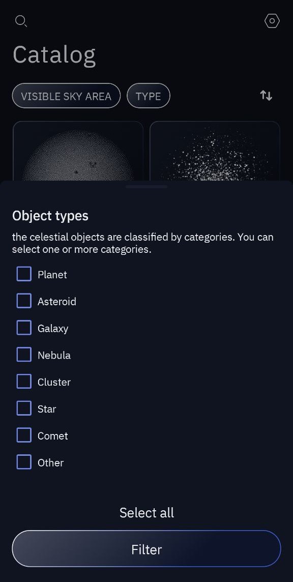 How to Use the Catalog? – UNISTELLAR Help Center